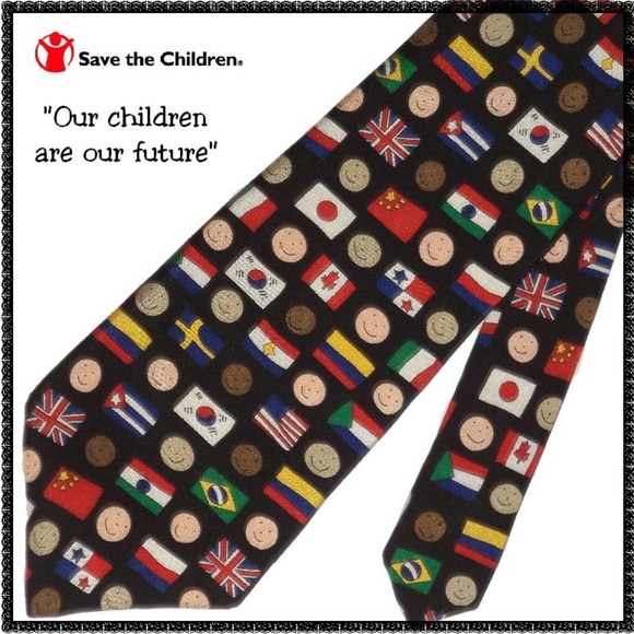 Save The Children | Accessories | Save The Children Neck Tie Our Future ...